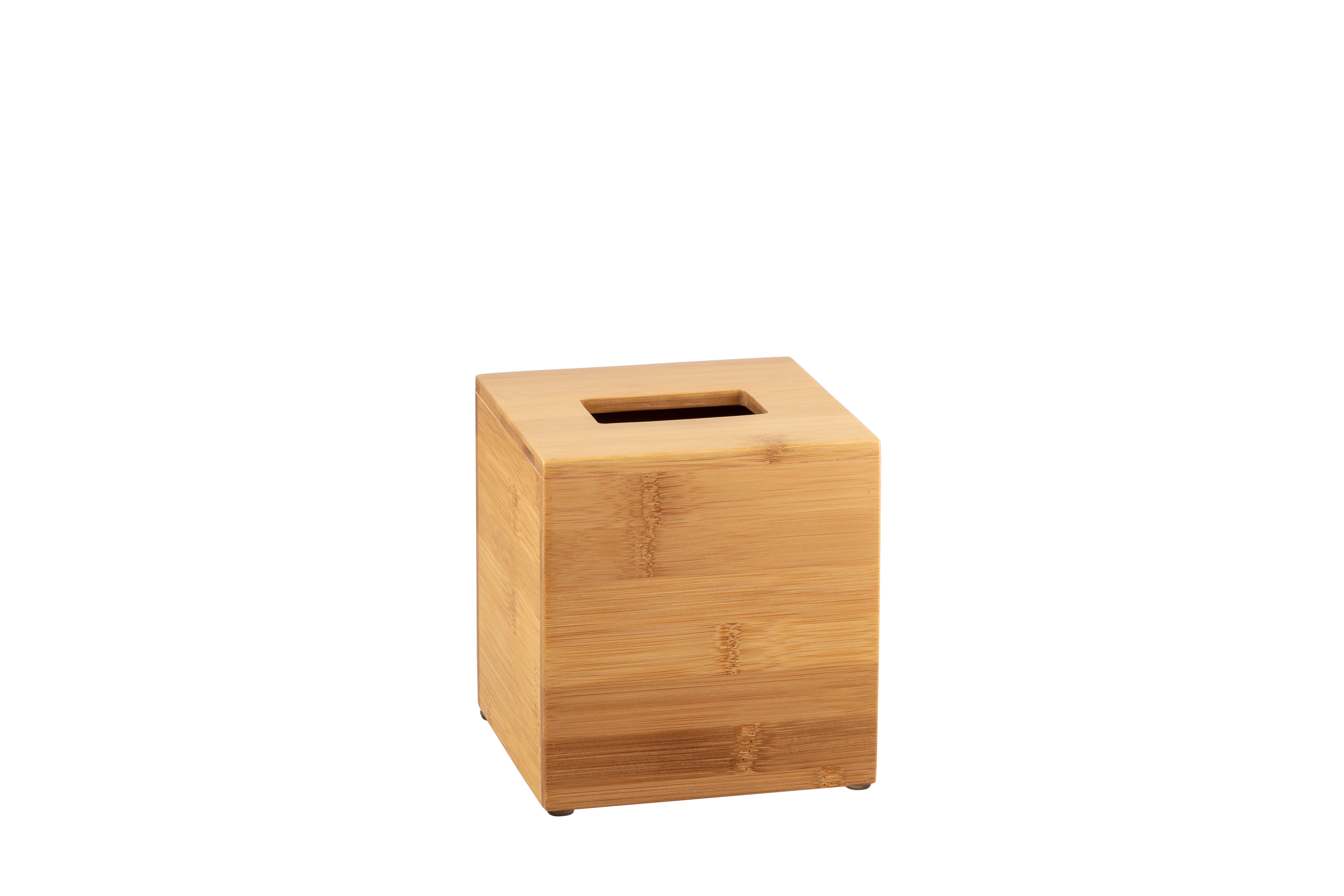 Bamboo Boutique Tissue Box w/ Feet | Erwyn Products