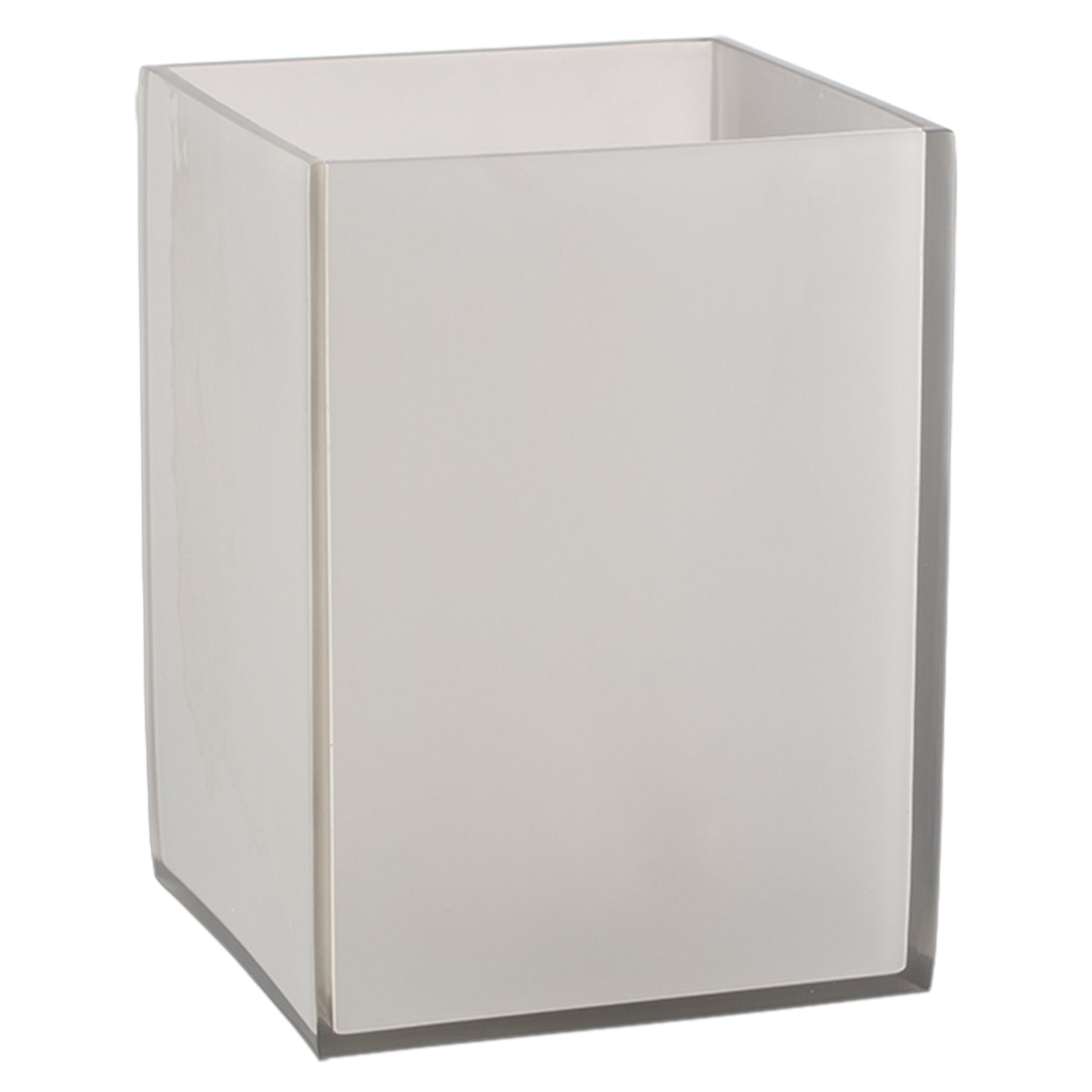 Gray Glacier Square Wastebasket | Modern Trash Bin | Erwyn Products