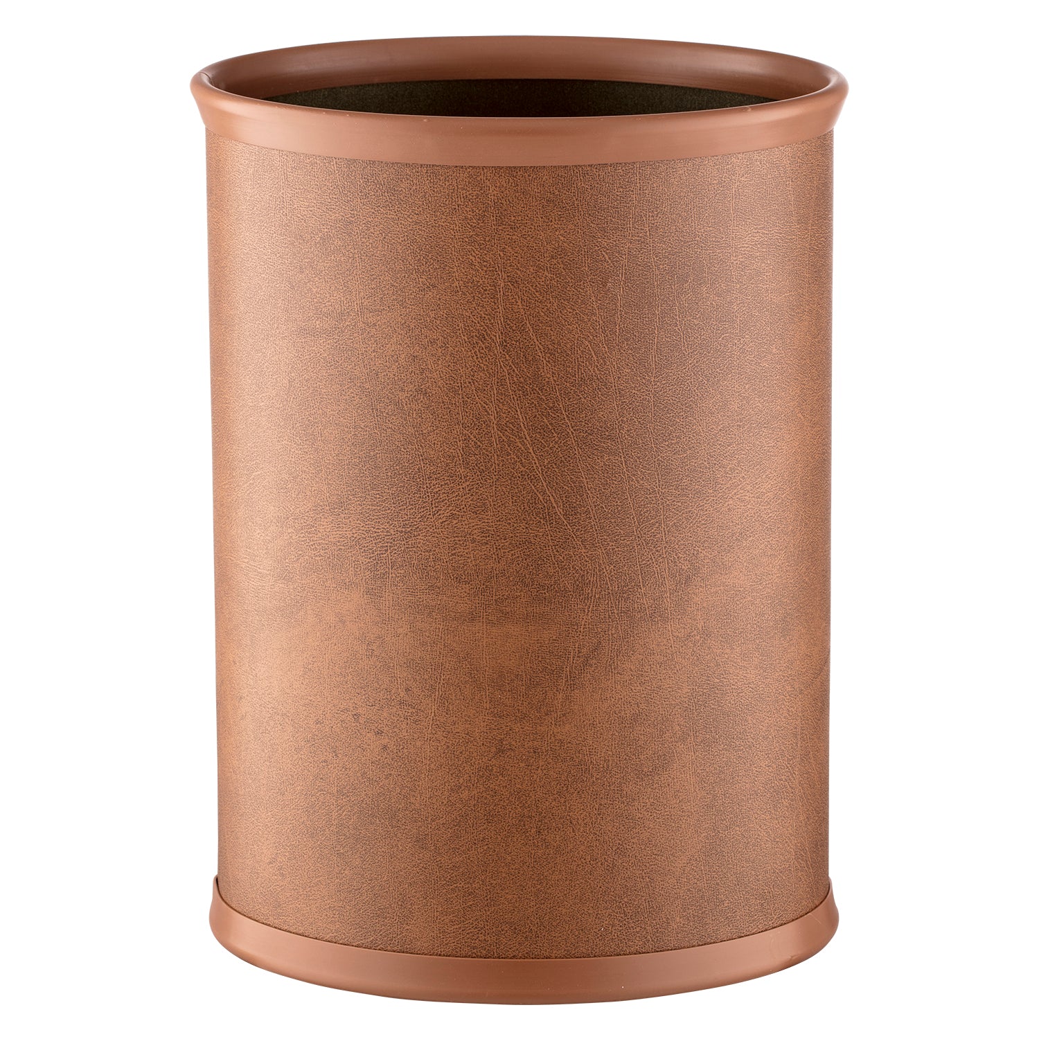 Core 13qt Oval Leatherette Wastebasket | Erwyn Products