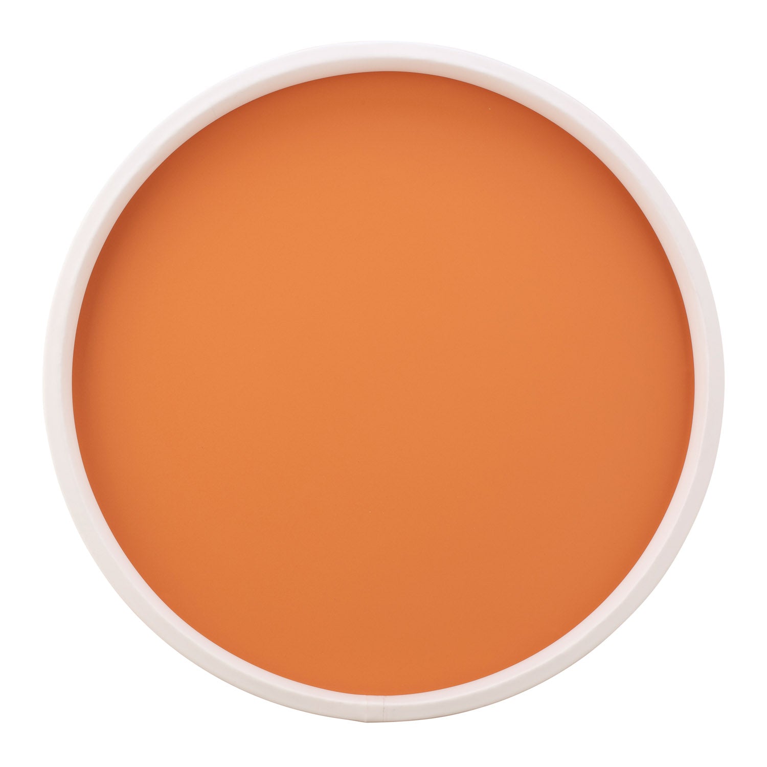 Rainbow 14" Round Serving Tray w/ White Rim | Erwyn Products