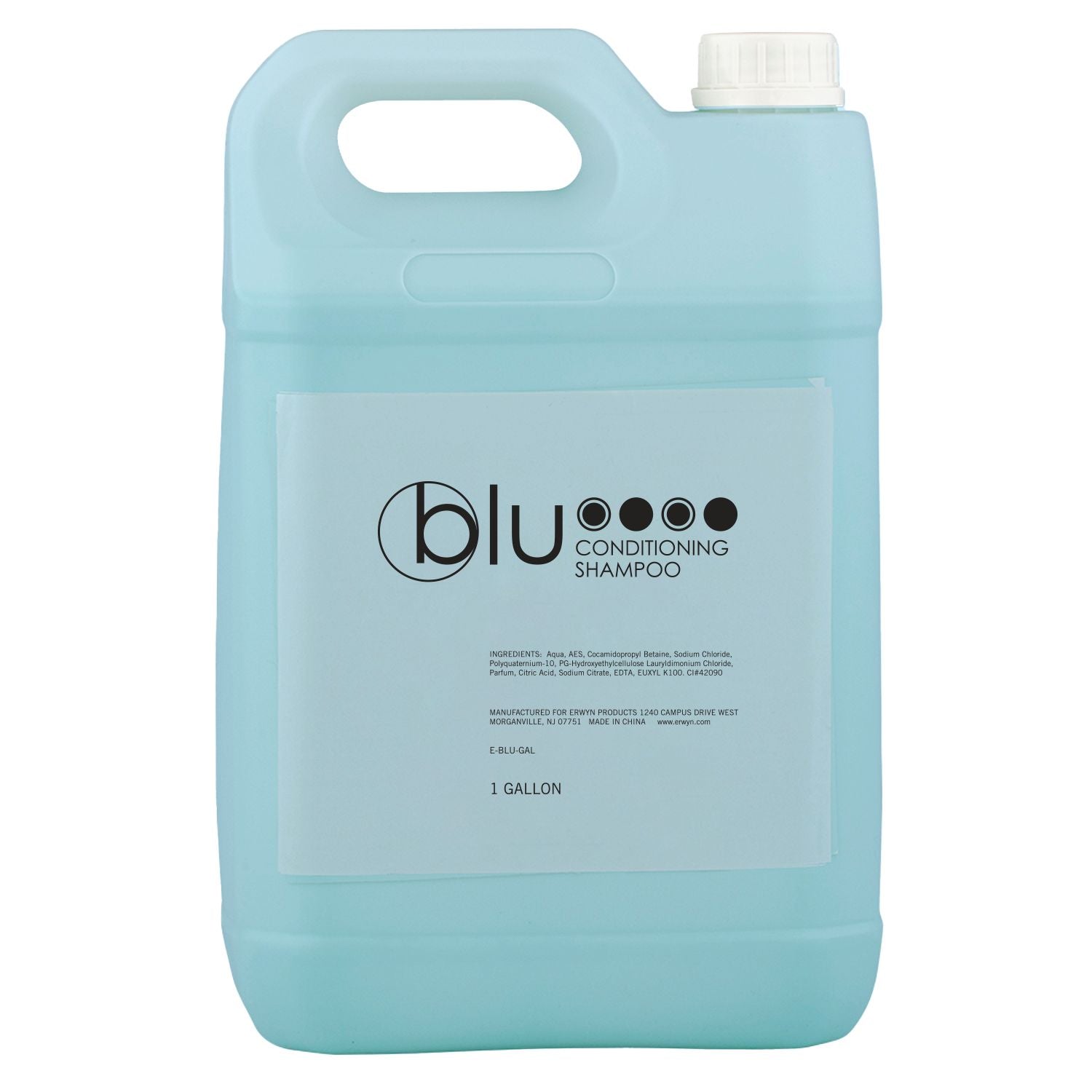 BLU 1 Gallon Conditioning Shampoo | Hotel Hair Care | Erwyn Products