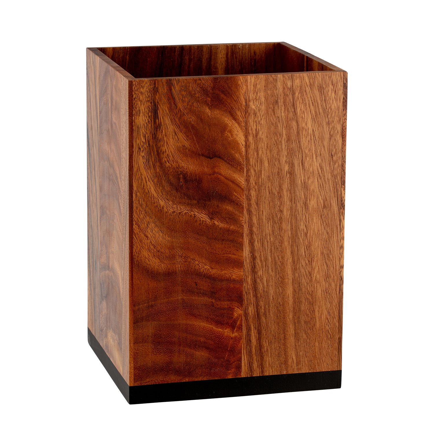 Canopy Acacia 8qt Wastebasket | Natural Wood Design | Erwyn Products